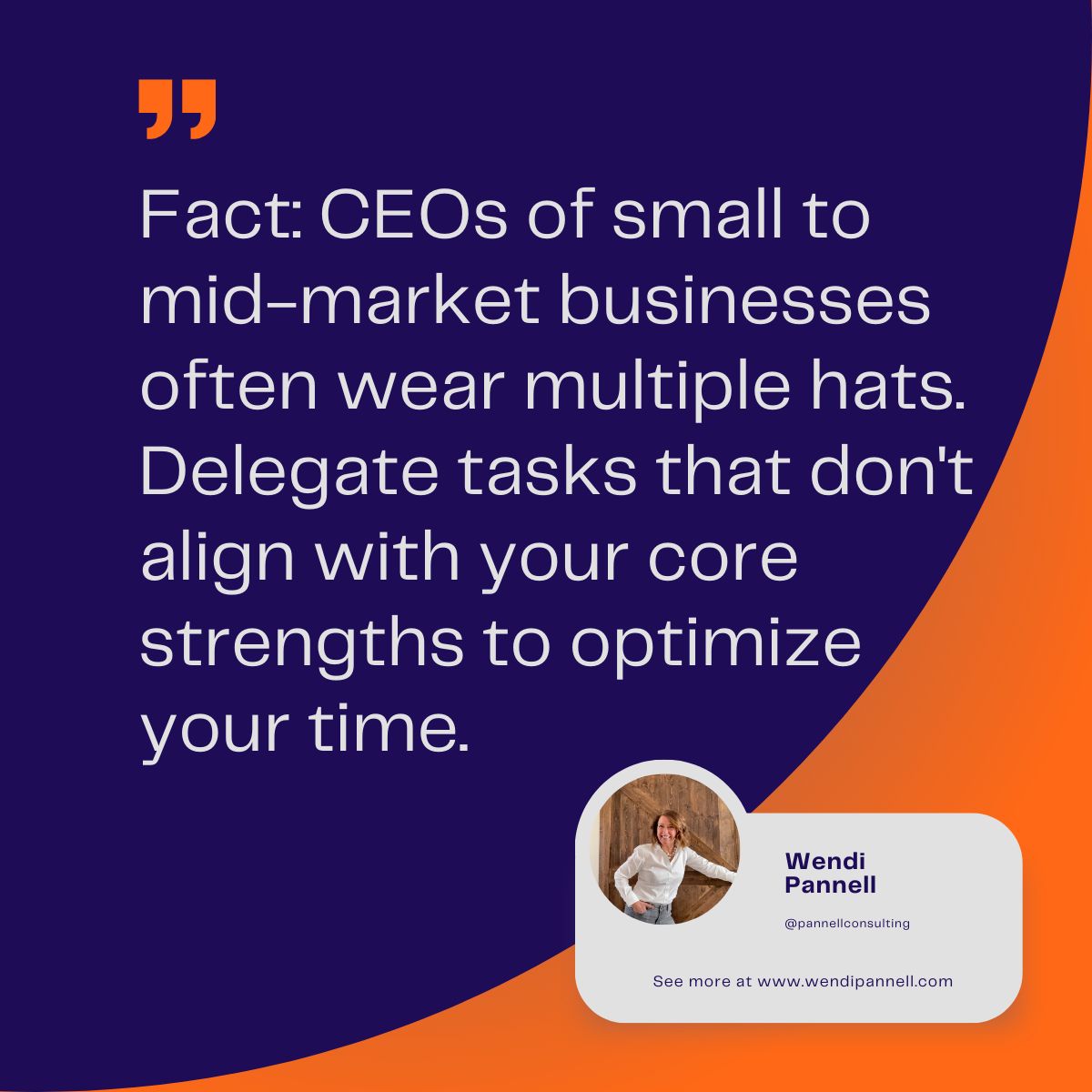 Pannell Consulting LLC on LinkedIn: Pannell quick tips. CEOs should ... Pannell Consulting LLC on LinkedIn: Pannell quick tips. CEOs should ...
