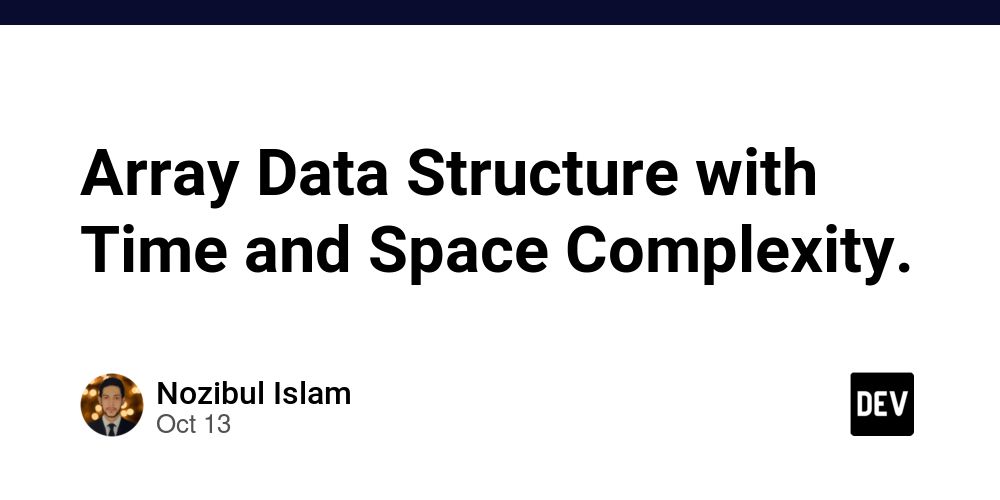 CodingCat.dev on LinkedIn: Array Data Structure with Time and Space ... CodingCat.dev on LinkedIn: Array Data Structure with Time and Space ...
