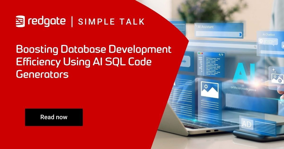 Redgate Software on LinkedIn: Boosting Database Development Efficiency ... Redgate Software on LinkedIn: Boosting Database Development Efficiency ...