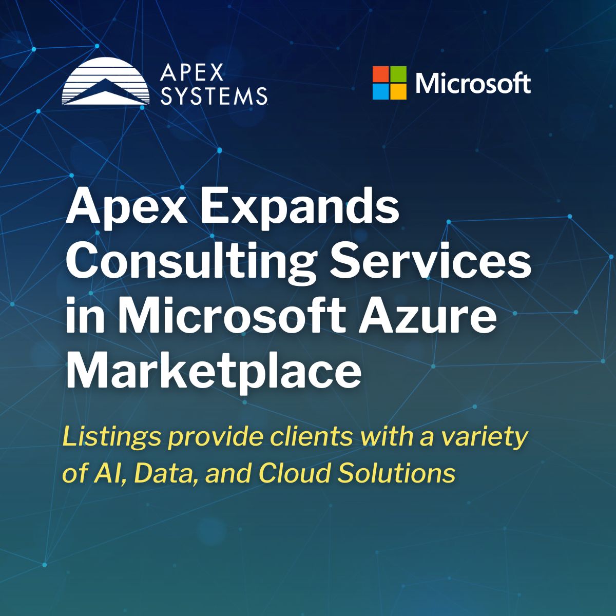 Apex Systems has expanded our availability in the Microsoft Azure ... Apex Systems has expanded our availability in the Microsoft Azure ...