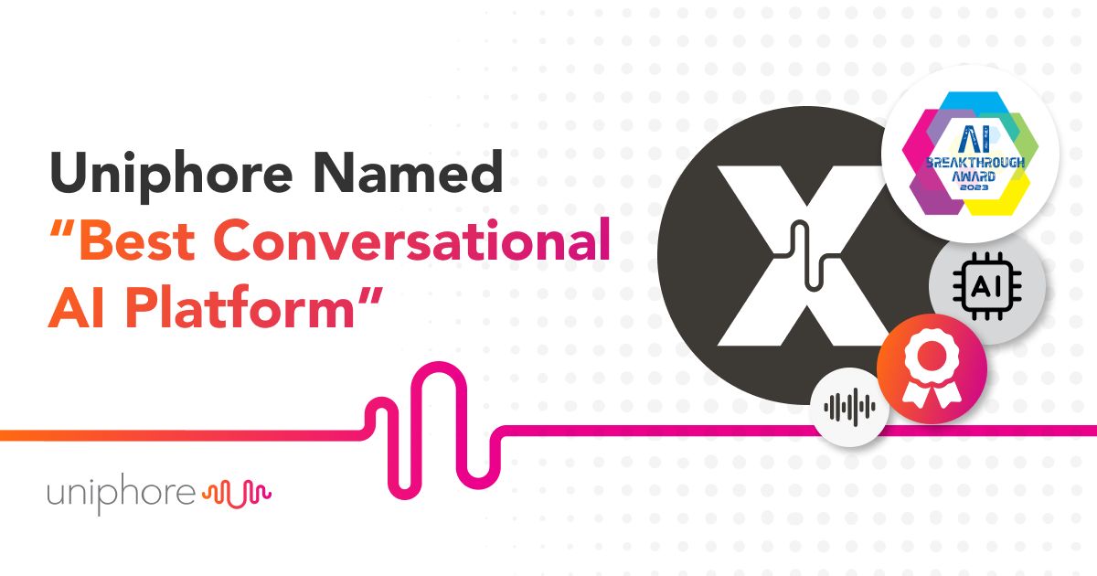 Uniphore Named “Best Conversational AI Platform” in 6th Annual ... Uniphore Named “Best Conversational AI Platform” in 6th Annual ...