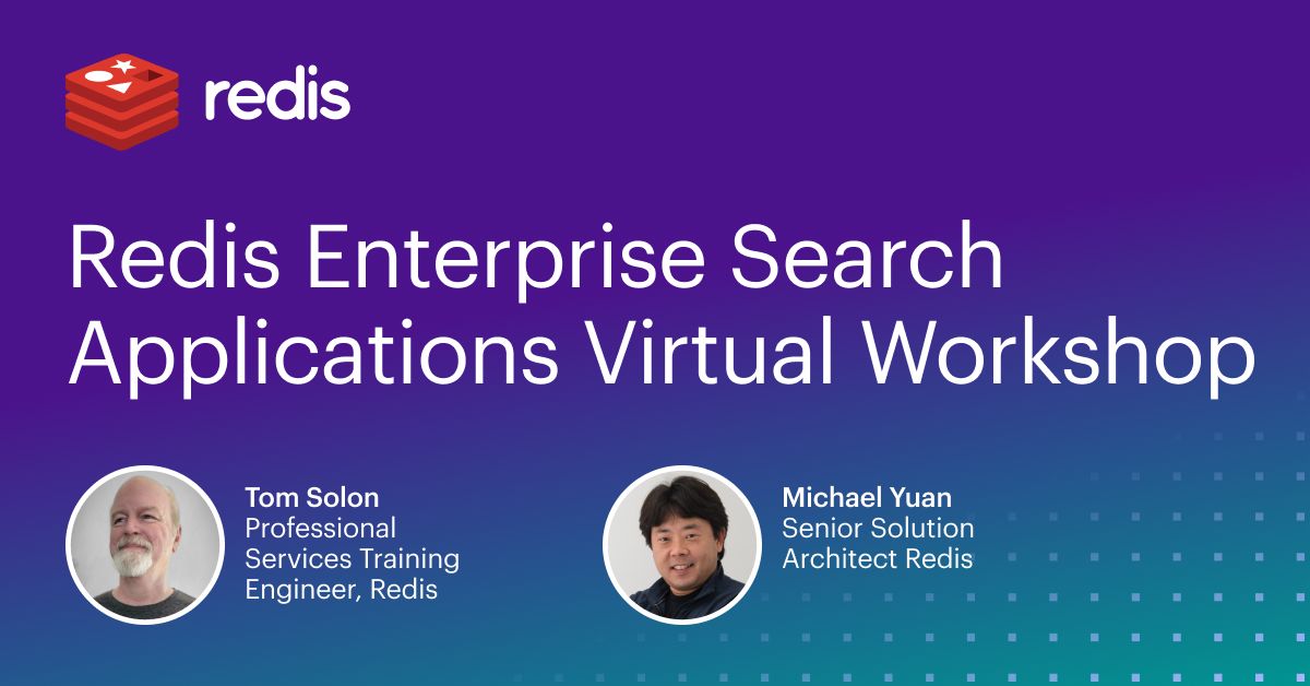 Anil Kondapaneni on LinkedIn: Redis Enterprise Virtual Workshop | Redis Anil Kondapaneni on LinkedIn: Redis Enterprise Virtual Workshop | Redis