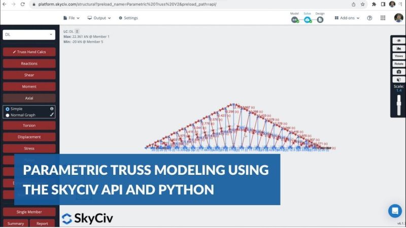 How to model a Truss Structure with SkyCiv API | SkyCiv Cloud ... How to model a Truss Structure with SkyCiv API | SkyCiv Cloud ...