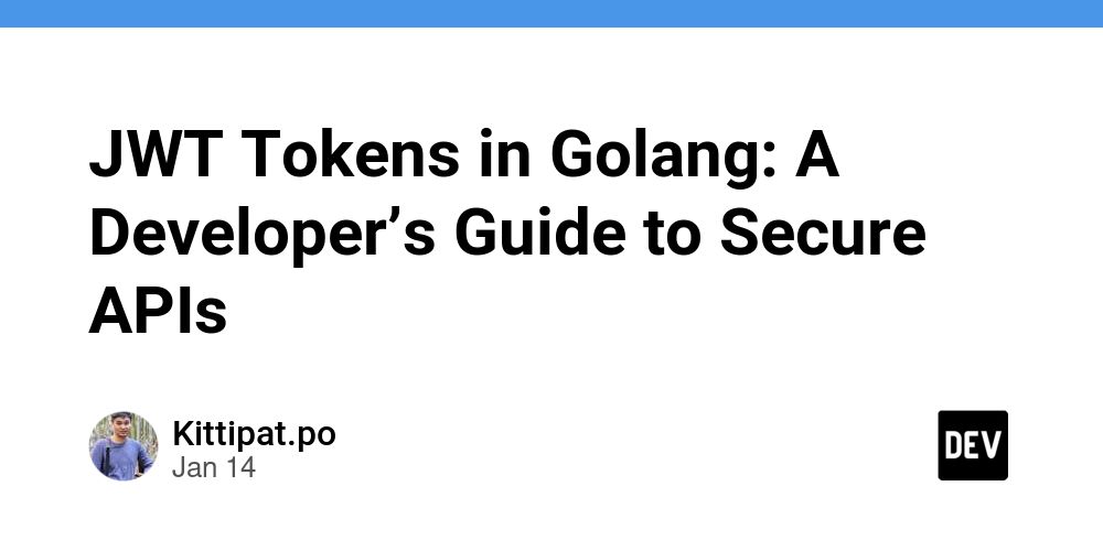 JWT Tokens in Golang: A Developer’s Guide to Secure APIs | CodingCat.dev JWT Tokens in Golang: A Developer’s Guide to Secure APIs | CodingCat.dev