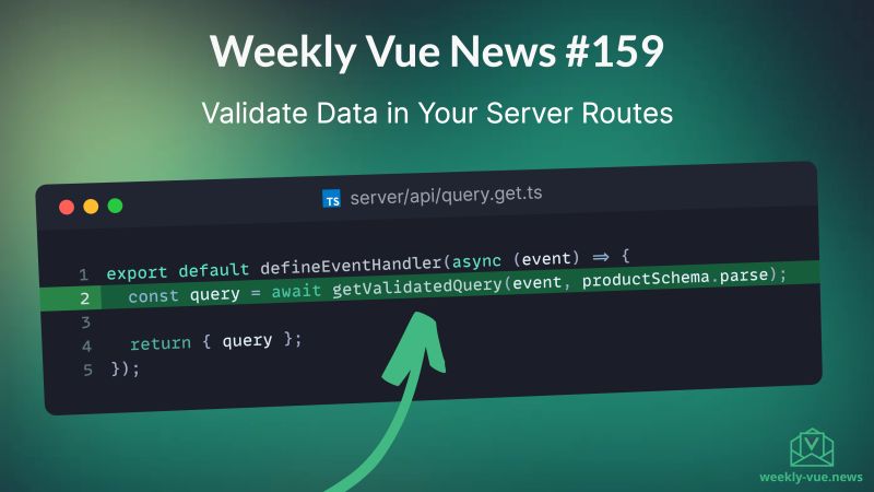 Michael Hoffmann on LinkedIn: Weekly Vue News #159 - Validate Data in ... Michael Hoffmann on LinkedIn: Weekly Vue News #159 - Validate Data in ...