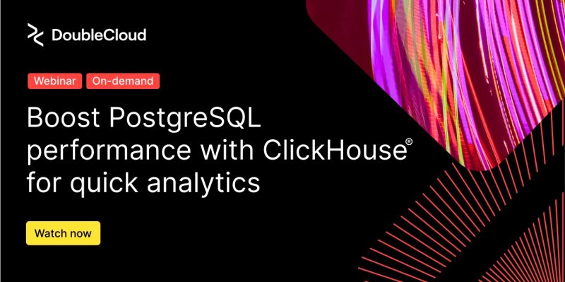 Learn how to boost PostgreSQL performance withClickHouse | DoubleCloud ... Learn how to boost PostgreSQL performance withClickHouse | DoubleCloud ...