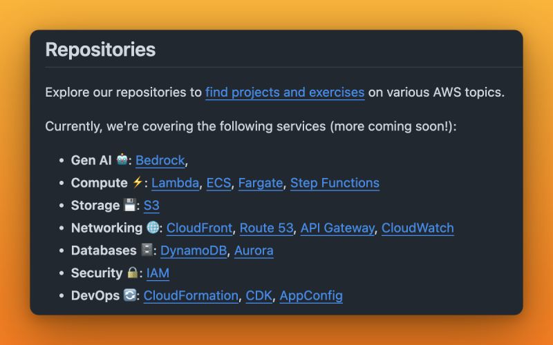 AWS Fundamentals on LinkedIn: Just enhanced our AWS Fundamentals GitHub ... AWS Fundamentals on LinkedIn: Just enhanced our AWS Fundamentals GitHub ...