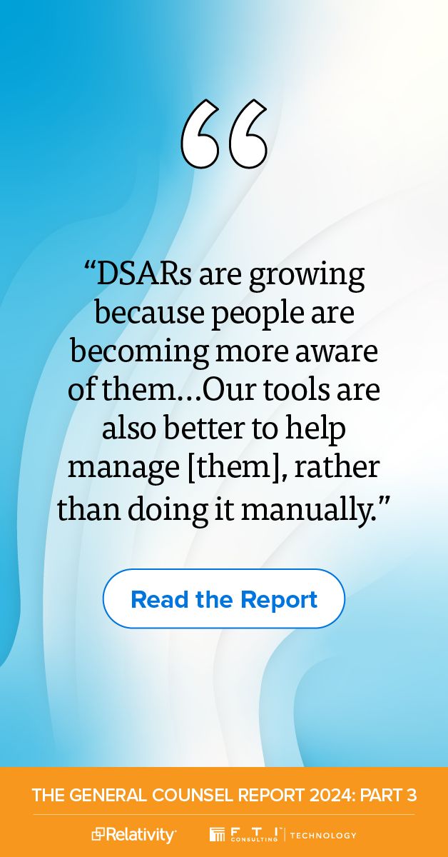 Relativity on LinkedIn: Analyst Report The General Counsel Report 2024 ... Relativity on LinkedIn: Analyst Report The General Counsel Report 2024 ...