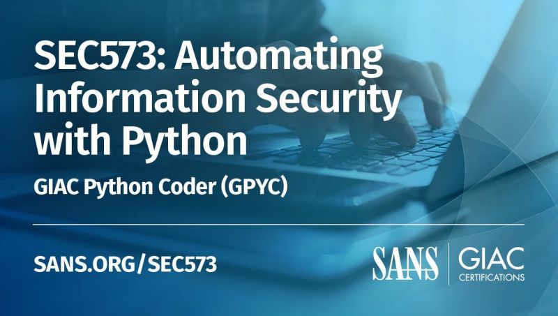 #cybersecurity #python #automation | SANS Cyber Defense #cybersecurity #python #automation | SANS Cyber Defense