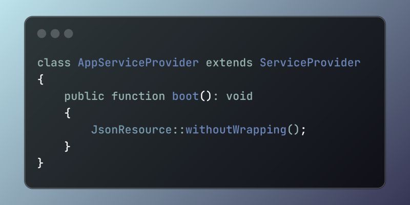 Laravel News on LinkedIn: Using withoutWrapping to flatten API ... Laravel News on LinkedIn: Using withoutWrapping to flatten API ...