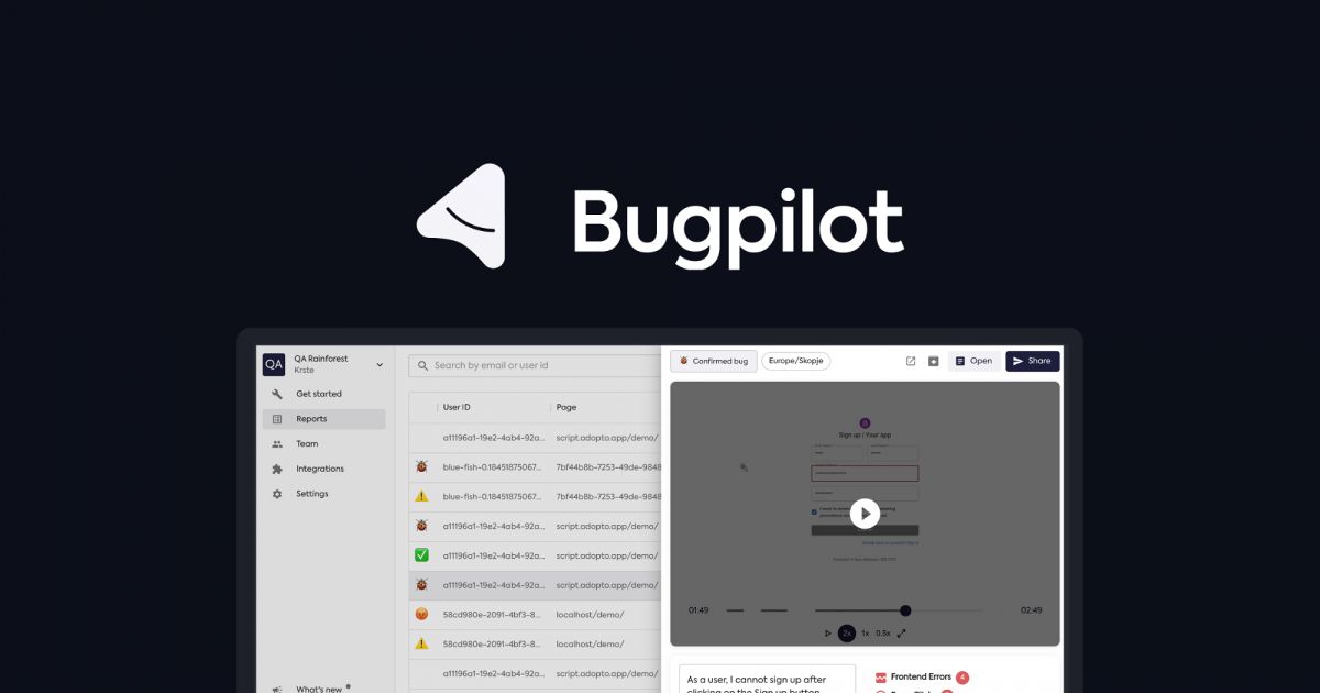 Bugpilot - Automate bug resolution with AI | AppSumo | Shaon K. Bugpilot - Automate bug resolution with AI | AppSumo | Shaon K.
