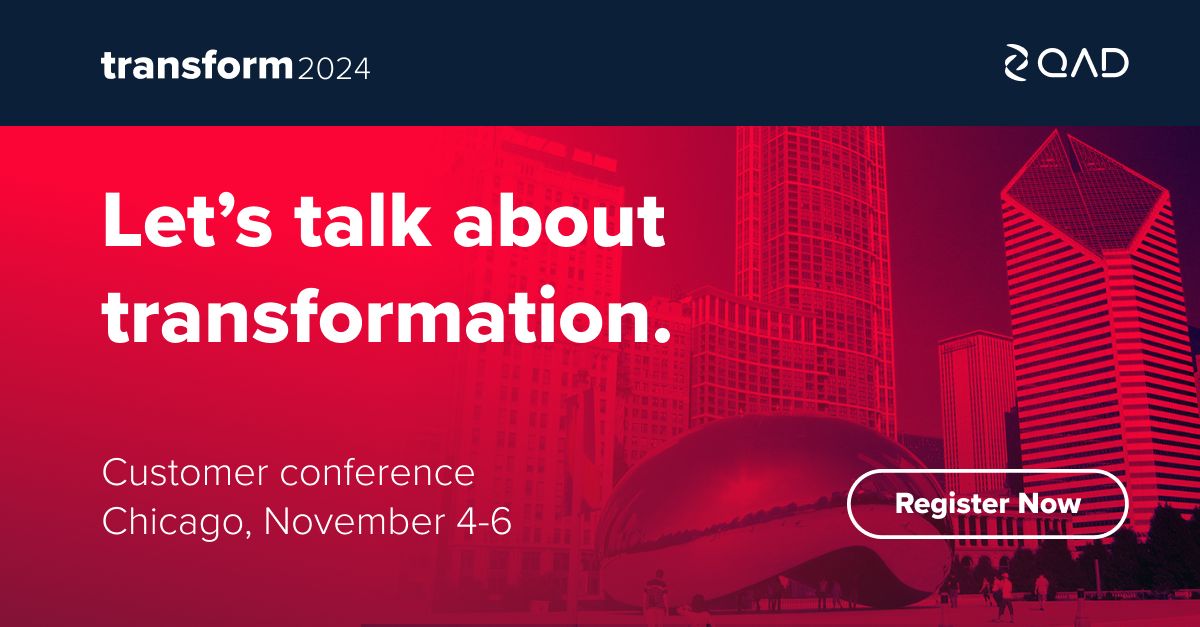 QAD on LinkedIn: QAD Transform Americas QAD on LinkedIn: QAD Transform Americas