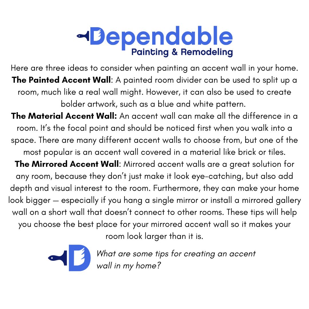 Dependable Painting & Remodeling on LinkedIn: Create a simple but bold ... Dependable Painting & Remodeling on LinkedIn: Create a simple but bold ...