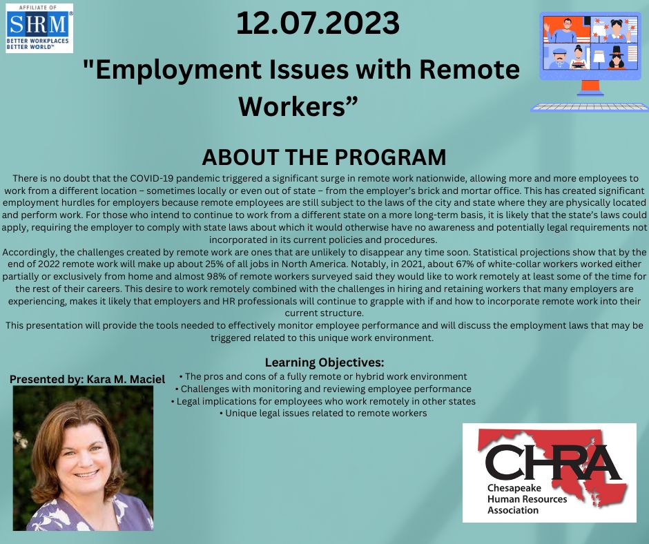 Conn Maciel Carey LLP on LinkedIn: #remotework #employment Conn Maciel Carey LLP on LinkedIn: #remotework #employment