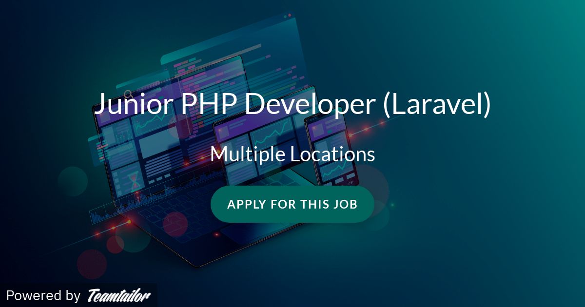 Pure Human Resources Ltd on LinkedIn: Junior PHP Developer (Laravel ... Pure Human Resources Ltd on LinkedIn: Junior PHP Developer (Laravel ...