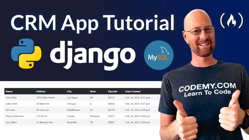 How to build a CRM with Django, Python, and MySQL | freeCodeCamp posted ... How to build a CRM with Django, Python, and MySQL | freeCodeCamp posted ...