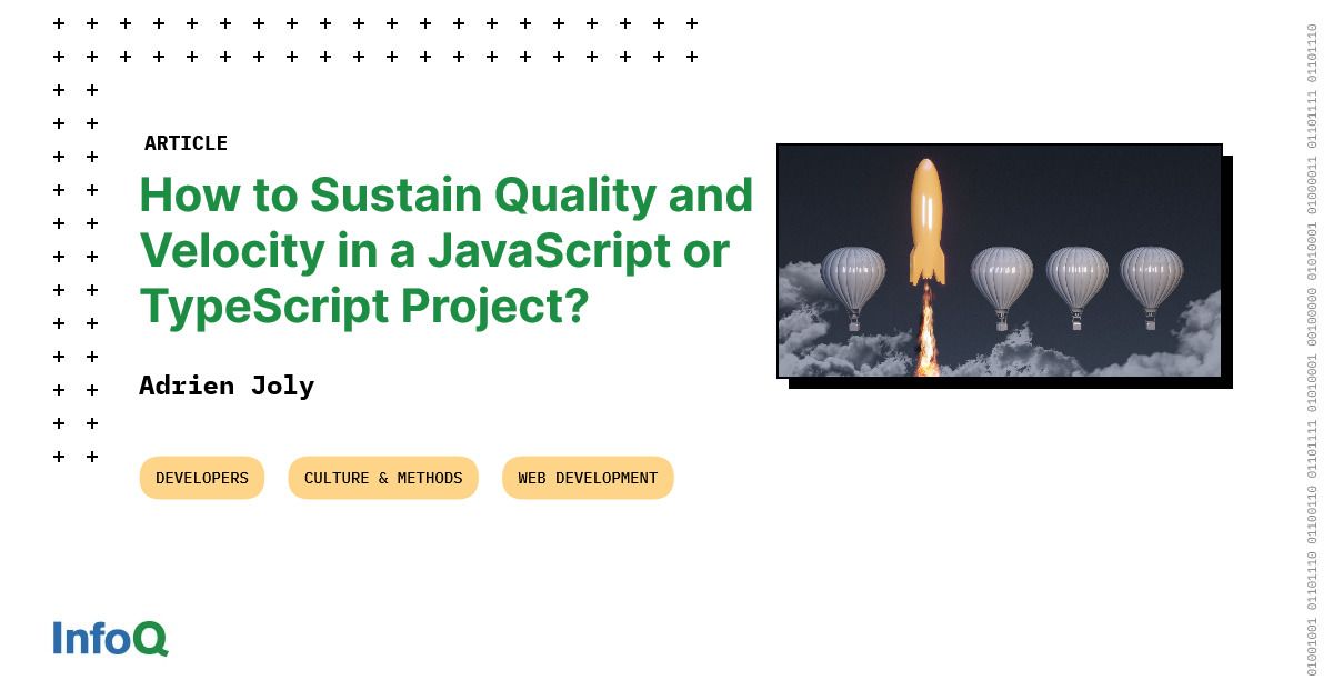 How to assess quality and risks in JS/TS code | InfoQ posted on the ... How to assess quality and risks in JS/TS code | InfoQ posted on the ...
