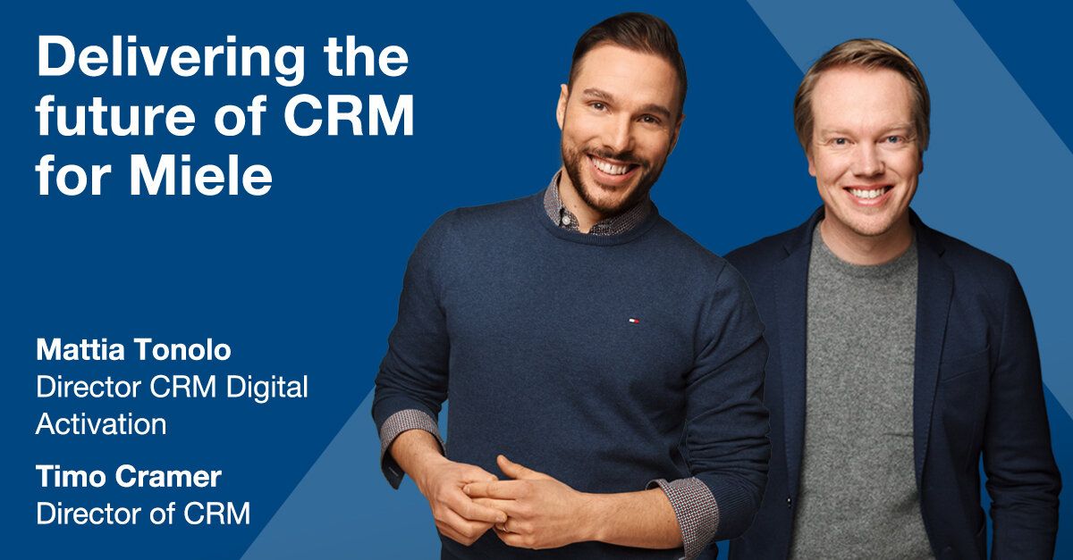 Miele X on LinkedIn: Delivering the future of CRM for Miele | Miele X ... Miele X on LinkedIn: Delivering the future of CRM for Miele | Miele X ...
