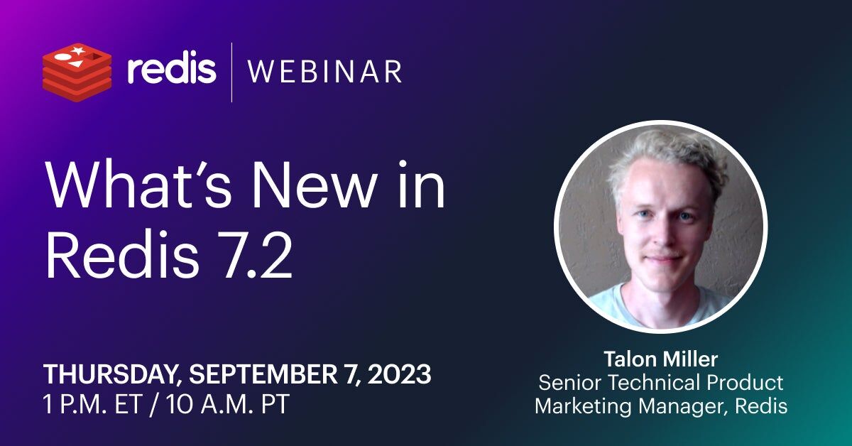 Joseph Sheehan on LinkedIn: What’s New in Redis 7.2 | Redis Joseph Sheehan on LinkedIn: What’s New in Redis 7.2 | Redis