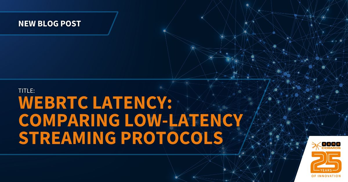 nanocosmos on LinkedIn: WebRTC Latency: Comparing Low-Latency Streaming ... nanocosmos on LinkedIn: WebRTC Latency: Comparing Low-Latency Streaming ...