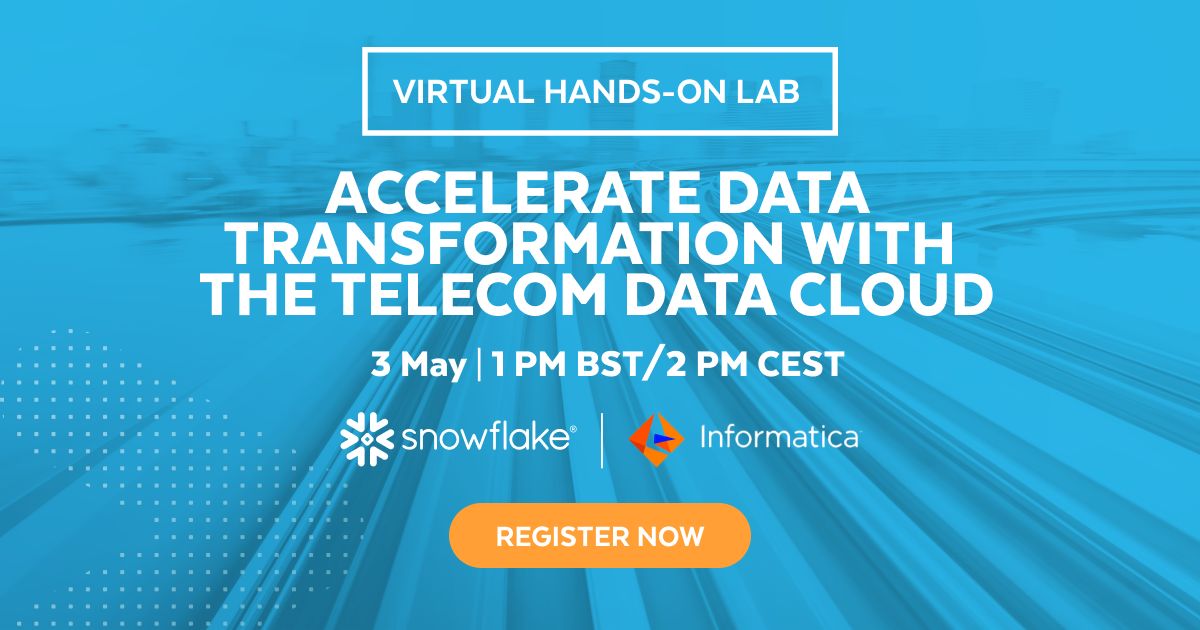 Virtual Hands-On Lab: Accelerate Data Transformation with the Telecom ... Virtual Hands-On Lab: Accelerate Data Transformation with the Telecom ...