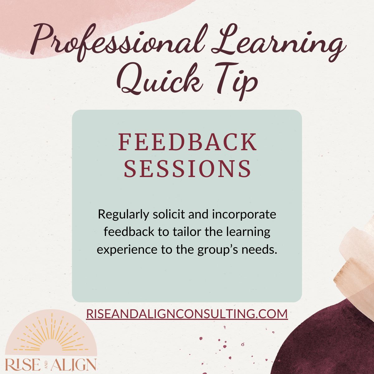 Feedback boosts growth: PL Quick Tip #RiseAndAlign | Rise and Align ... Feedback boosts growth: PL Quick Tip #RiseAndAlign | Rise and Align ...