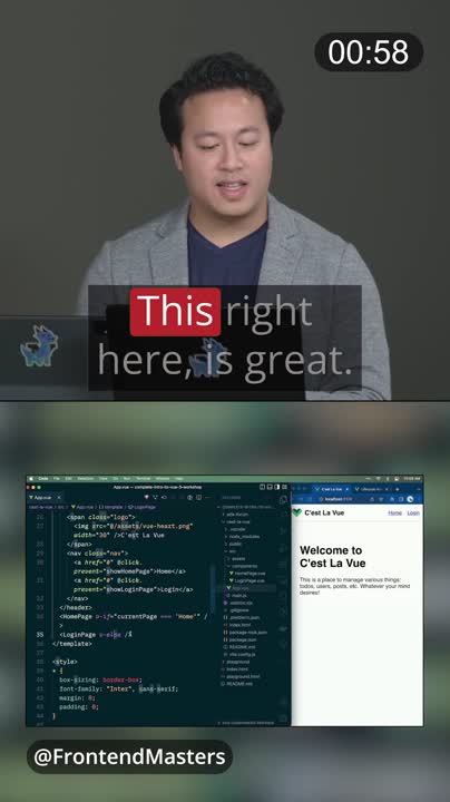 Frontend Masters on LinkedIn: #vuejs #webdev #programming #coding # ... Frontend Masters on LinkedIn: #vuejs #webdev #programming #coding # ...