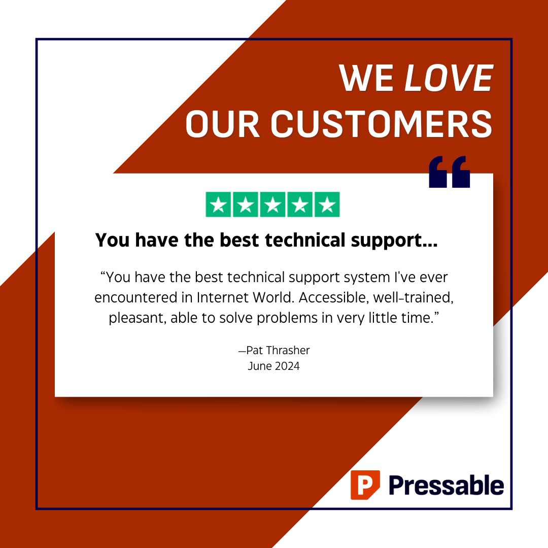Pressable on LinkedIn: We love our customers… and they love us. Here’s ... Pressable on LinkedIn: We love our customers… and they love us. Here’s ...
