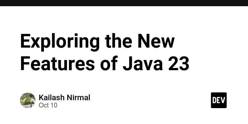 CodingCat.dev on LinkedIn: Exploring the New Features of Java 23 CodingCat.dev on LinkedIn: Exploring the New Features of Java 23