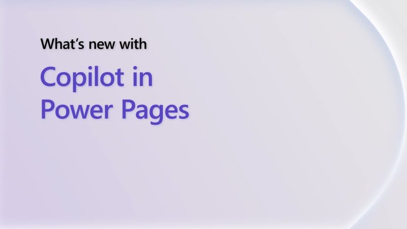 Copilot for Power Pages: A new AI for websites | Eric Frey posted on ... Copilot for Power Pages: A new AI for websites | Eric Frey posted on ...
