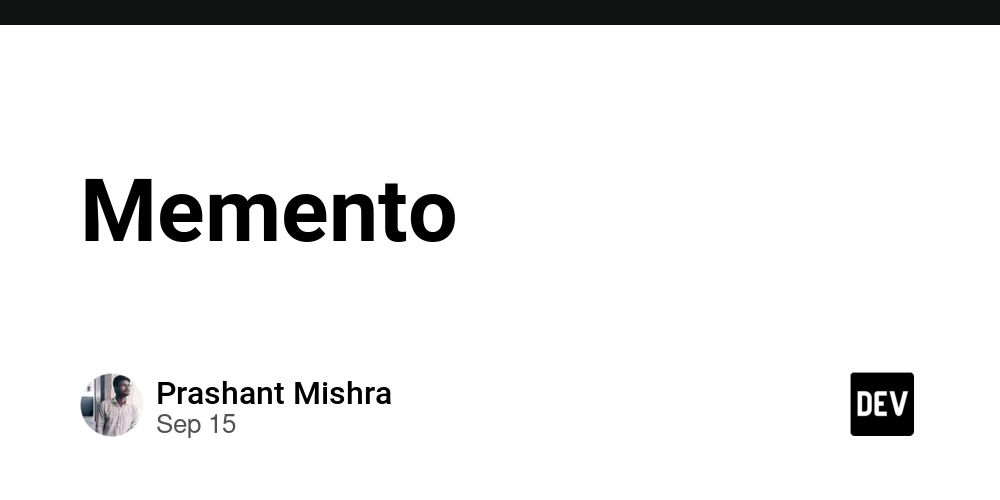 CodingCat.dev on LinkedIn: Memento CodingCat.dev on LinkedIn: Memento
