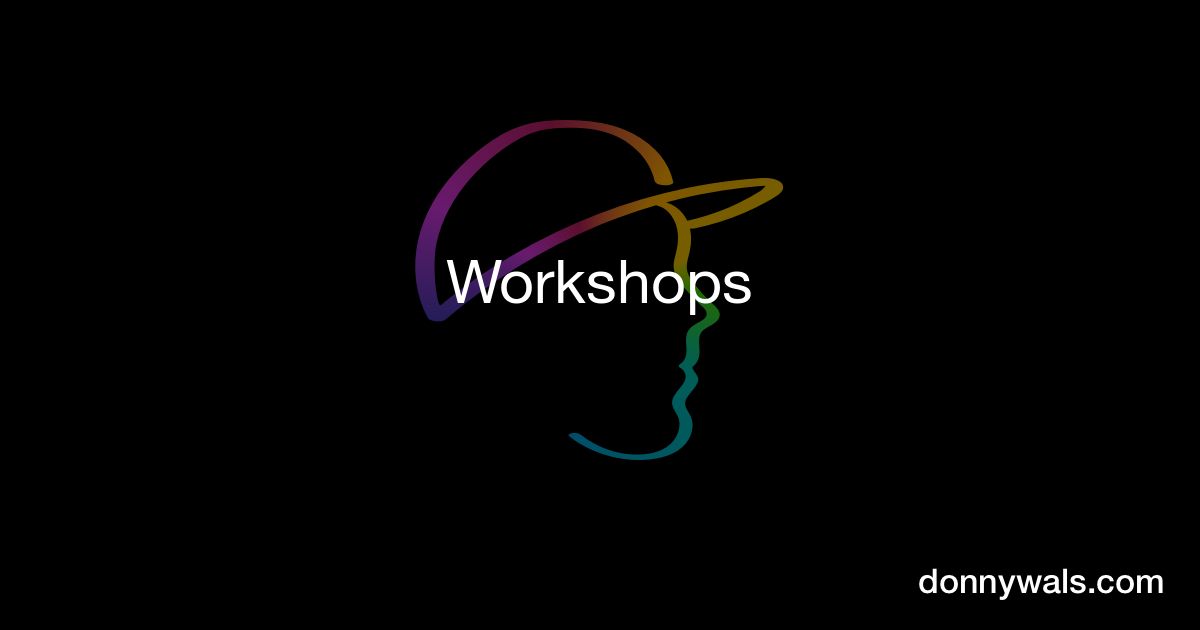 Donny Wals on LinkedIn: Workshops – Donny Wals Donny Wals on LinkedIn: Workshops – Donny Wals