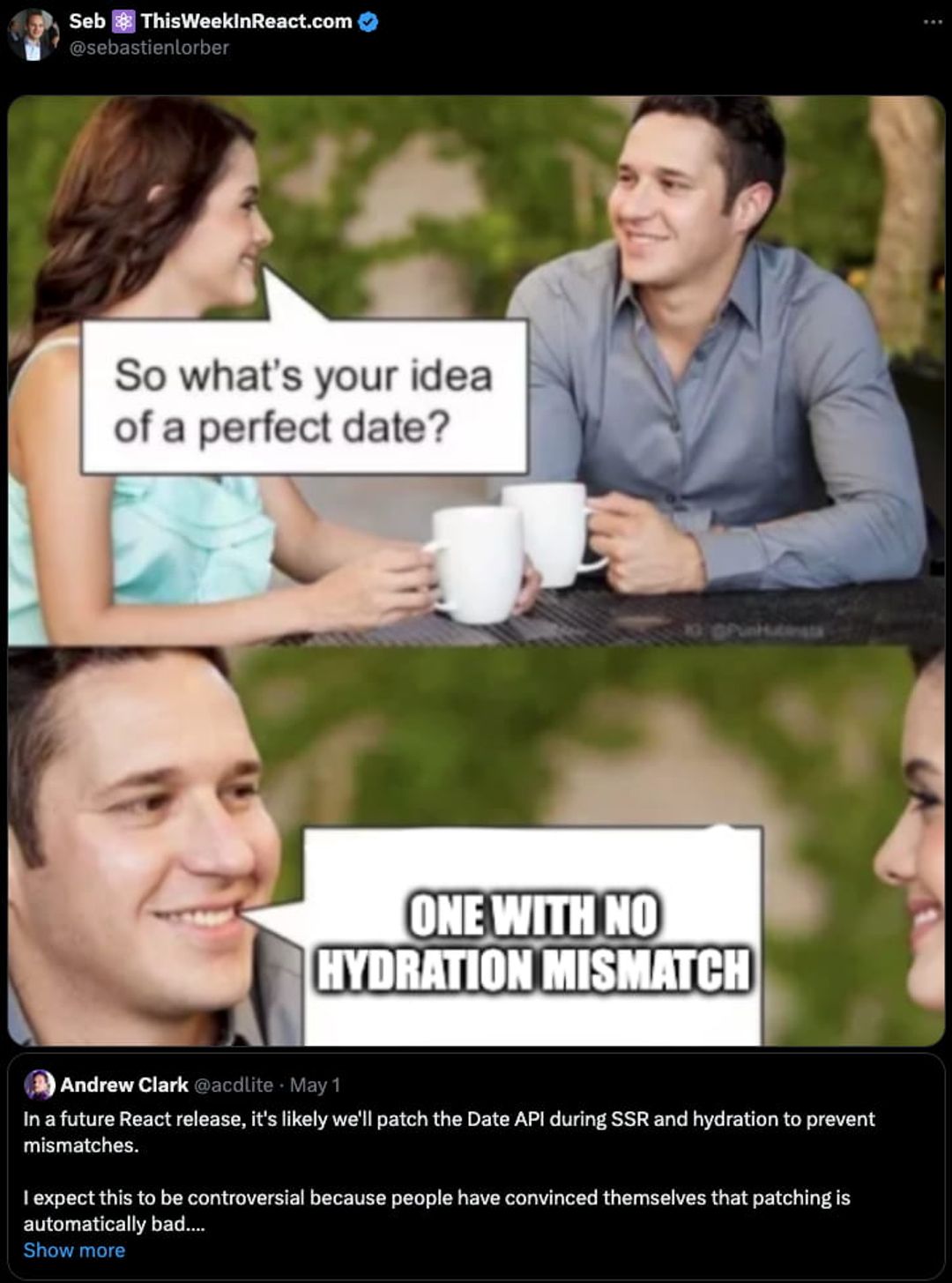 ⚛️ ThisWeekInReact.com - 📨 Subscribe now! on LinkedIn: 😂 ⚛️ ThisWeekInReact.com - 📨 Subscribe now! on LinkedIn: 😂