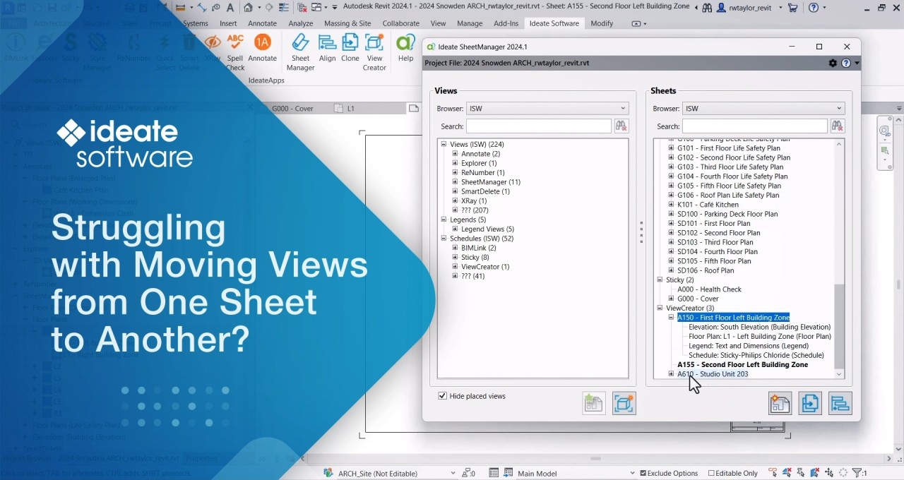 Ideate Software on LinkedIn: Moving Views Between Sheets with Ideate ... Ideate Software on LinkedIn: Moving Views Between Sheets with Ideate ...