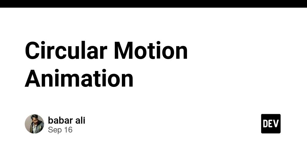 CodingCat.dev on LinkedIn: Circular Motion Animation CodingCat.dev on LinkedIn: Circular Motion Animation