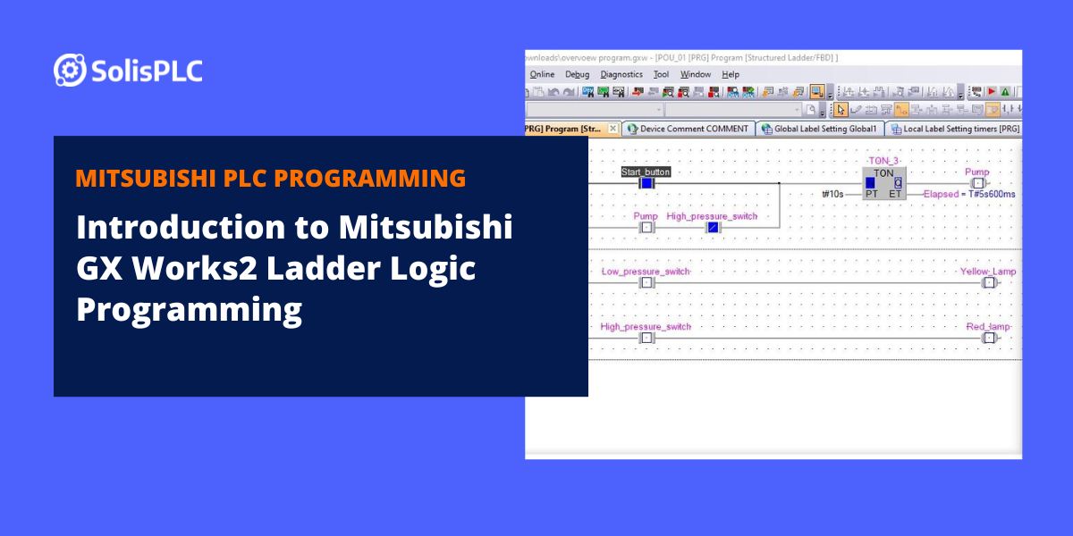 SolisPLC on LinkedIn: Introduction to Mitsubishi GX Works2 Ladder Logic ... SolisPLC on LinkedIn: Introduction to Mitsubishi GX Works2 Ladder Logic ...