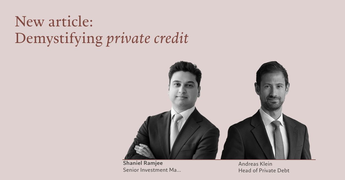 How private credit can benefit investors | Pictet Asset Management ... How private credit can benefit investors | Pictet Asset Management ...