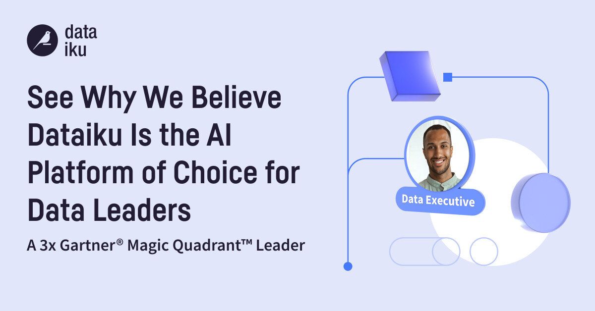 Dataiku on LinkedIn: Dataiku was named a Gartner® Magic Quadrant ... Dataiku on LinkedIn: Dataiku was named a Gartner® Magic Quadrant ...