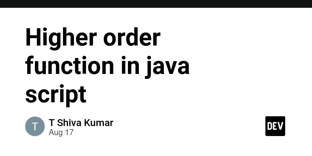 CodingCat.dev on LinkedIn: Higher order function in java script CodingCat.dev on LinkedIn: Higher order function in java script
