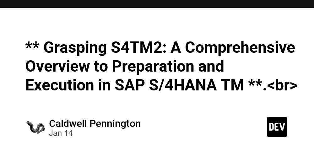 CodingCat.dev on LinkedIn: ** Grasping S4TM2: A Comprehensive Overview ... CodingCat.dev on LinkedIn: ** Grasping S4TM2: A Comprehensive Overview ...