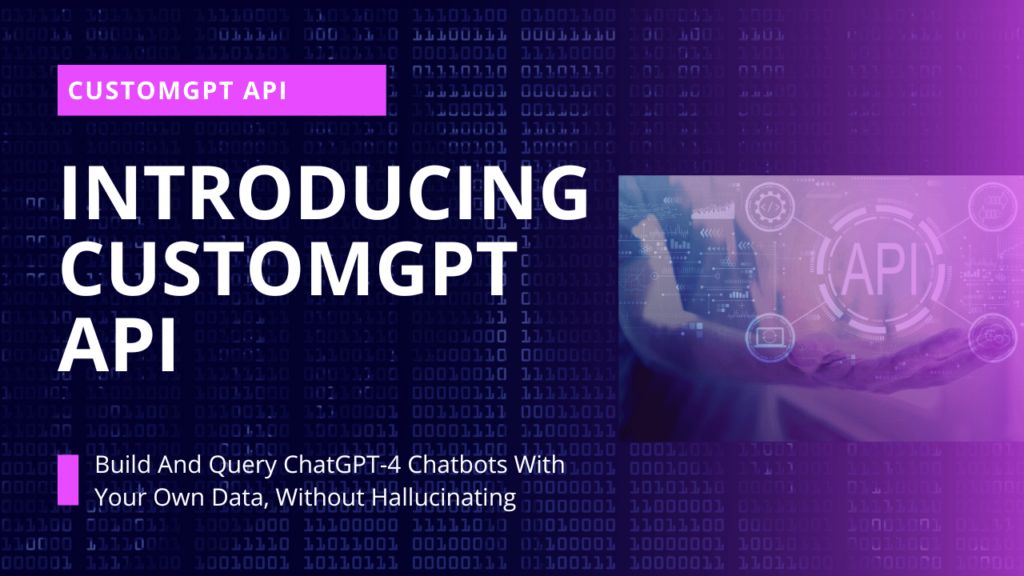 CustomGPT.ai on LinkedIn: New Post: Introducing CustomGPT API : Build ... CustomGPT.ai on LinkedIn: New Post: Introducing CustomGPT API : Build ...