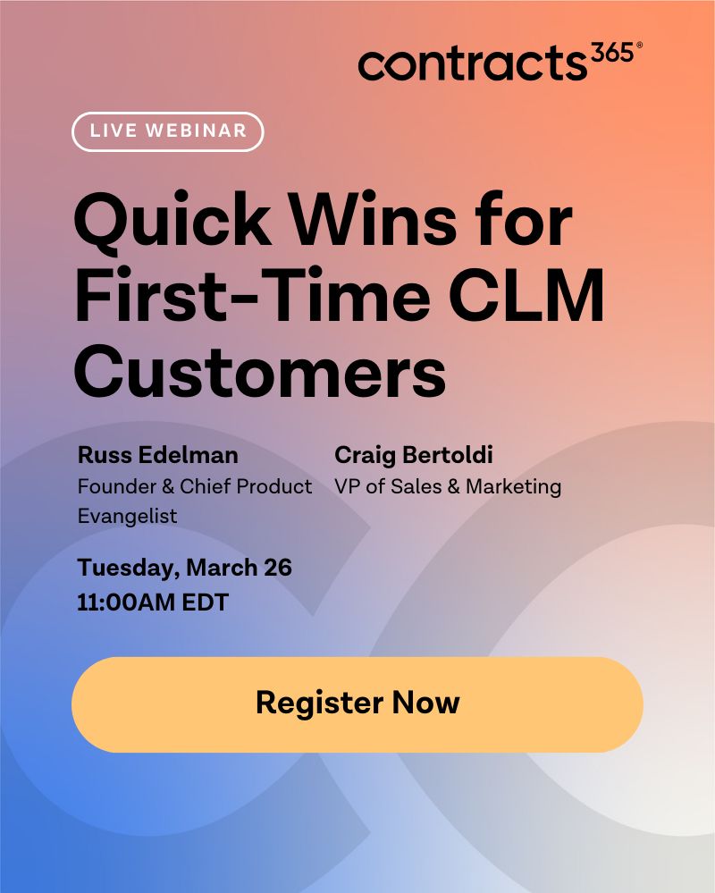 Contracts 365 on LinkedIn: Contracts 365 | Contract Management Webinar Contracts 365 on LinkedIn: Contracts 365 | Contract Management Webinar