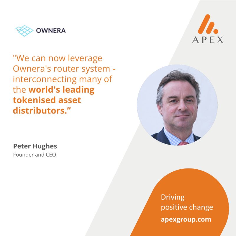 Apex Group Ltd on LinkedIn: #apexgroup #ownera #tokenisation # ... Apex Group Ltd on LinkedIn: #apexgroup #ownera #tokenisation # ...