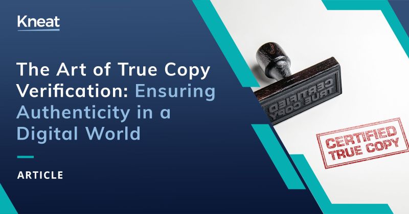 Kneat Solutions on LinkedIn: #blog #article #true #copy #verification # ... Kneat Solutions on LinkedIn: #blog #article #true #copy #verification # ...