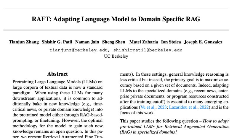 Ahsen Khaliq on LinkedIn: RAFT Adapting Language Model to Domain ... Ahsen Khaliq on LinkedIn: RAFT Adapting Language Model to Domain ...