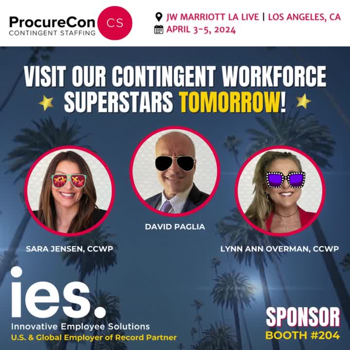 #ies #ies #procurecon #procurecon2024 #contingentstaffing #procurement ... #ies #ies #procurecon #procurecon2024 #contingentstaffing #procurement ...
