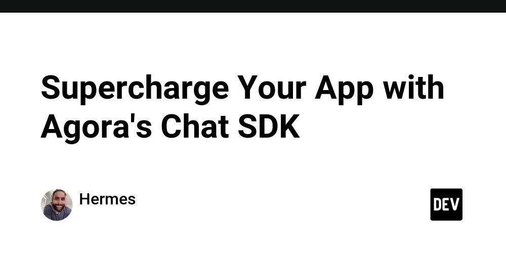 CodingCat.dev on LinkedIn: Supercharge Your App with Agora's Chat SDK CodingCat.dev on LinkedIn: Supercharge Your App with Agora's Chat SDK