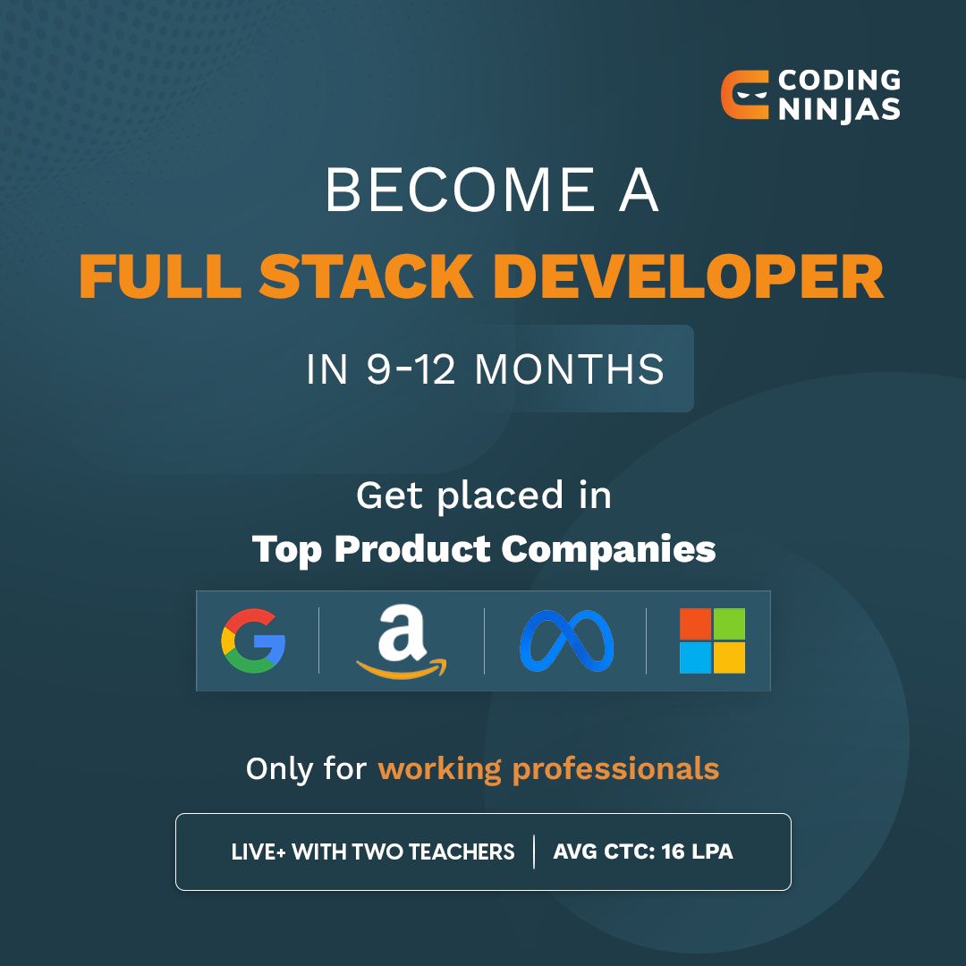 Coding Ninjas on LinkedIn: Job Bootcamp by Coding Ninjas Coding Ninjas on LinkedIn: Job Bootcamp by Coding Ninjas