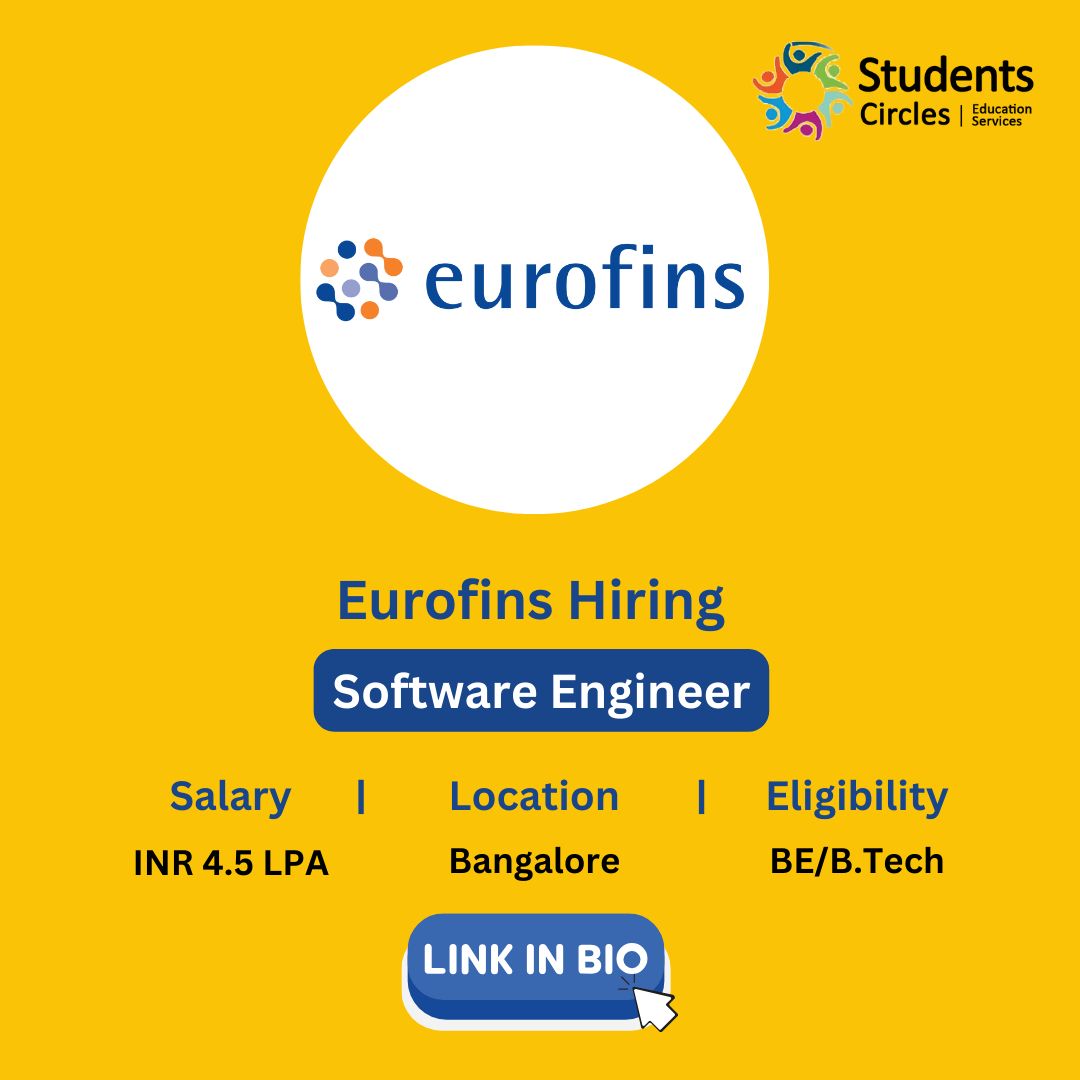 Karthik Ps on LinkedIn: 🔥 Eurofins Hiring Software Engineer 👇 🔗 APPLY ... Karthik Ps on LinkedIn: 🔥 Eurofins Hiring Software Engineer 👇 🔗 APPLY ...