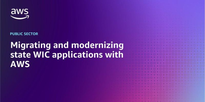 Migrating and modernizing state WIC applications with AWS | Amazon Web ... Migrating and modernizing state WIC applications with AWS | Amazon Web ...